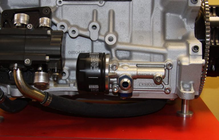 Duratec Oil Filter Inplate for Dry Sump Engines - SBD Motorsport