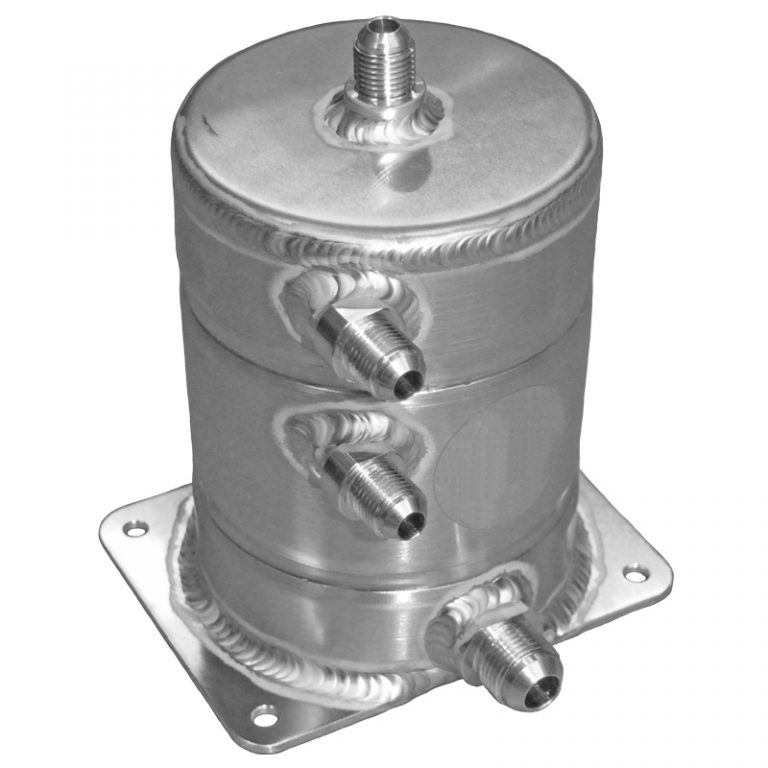 Fuel Swirl Pot with -6 with -8 Supply Fittings - SBD Motorsport