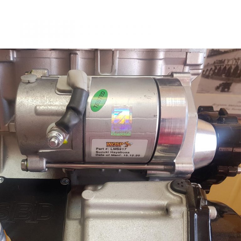 WOSP Hayabusa Starter Motor & Gear, 2kW